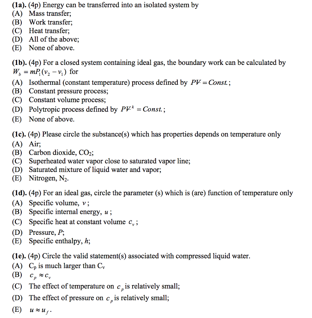 Solved Energy can be transferred into an isolated system by | Chegg.com