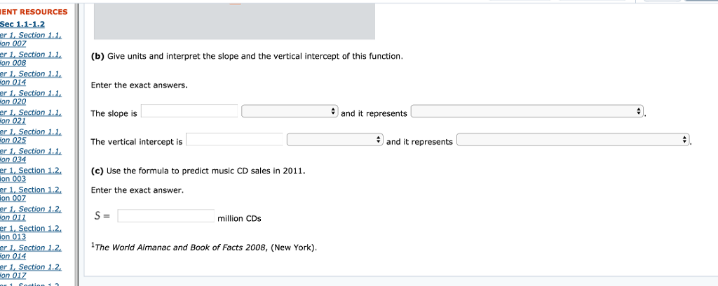 Solved Assignment Resources Chapter 1 Section 1 2 Question