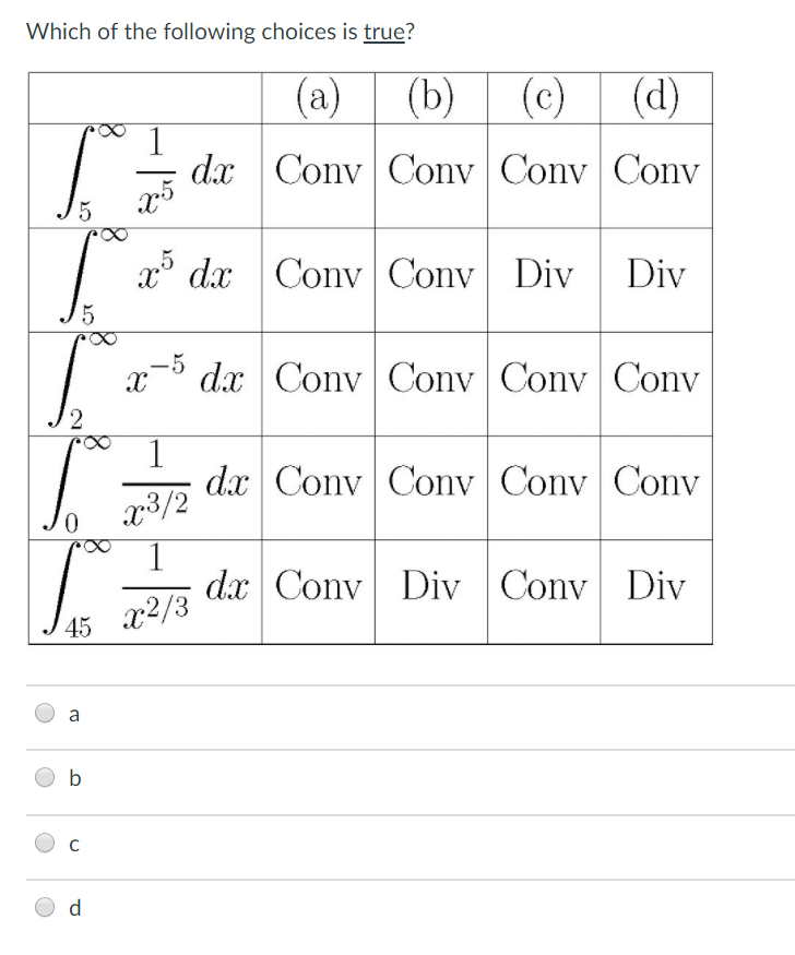 Solved Which Of The Following Choices Is True Chegg solved-which-of-the-following-choices-is-true-chegg