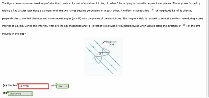 Solved The figure below shows a closed loop of wire that | Chegg.com
