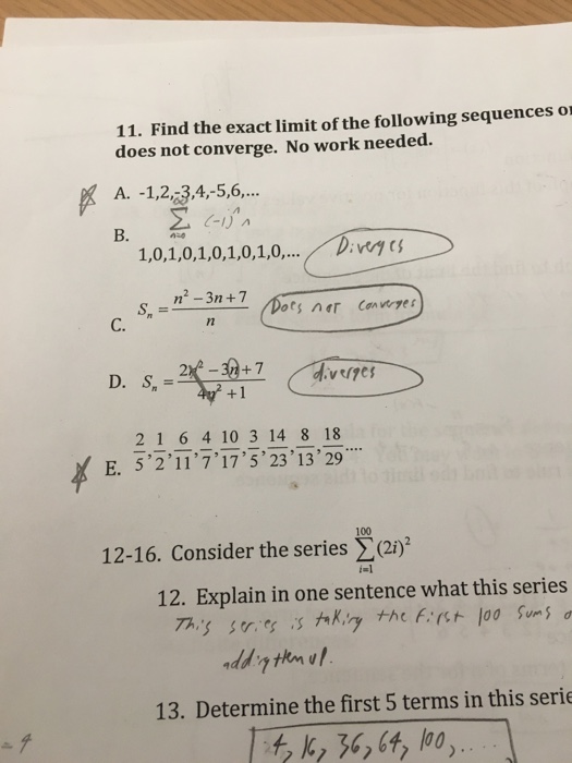 Solved 1. Find the first six terms of the sequence defined | Chegg.com
