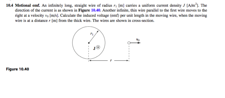 Solved motional EMF | Chegg.com