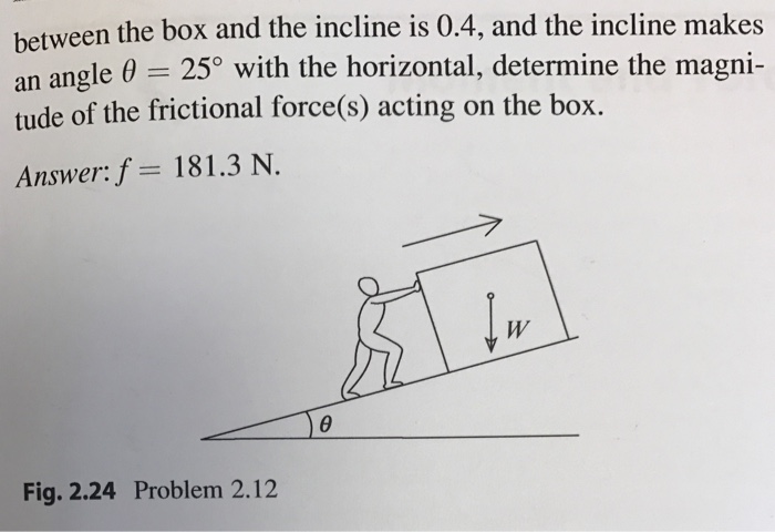 Solved Problem 2.12 As shown in Fig. 2.24, a person is | Chegg.com