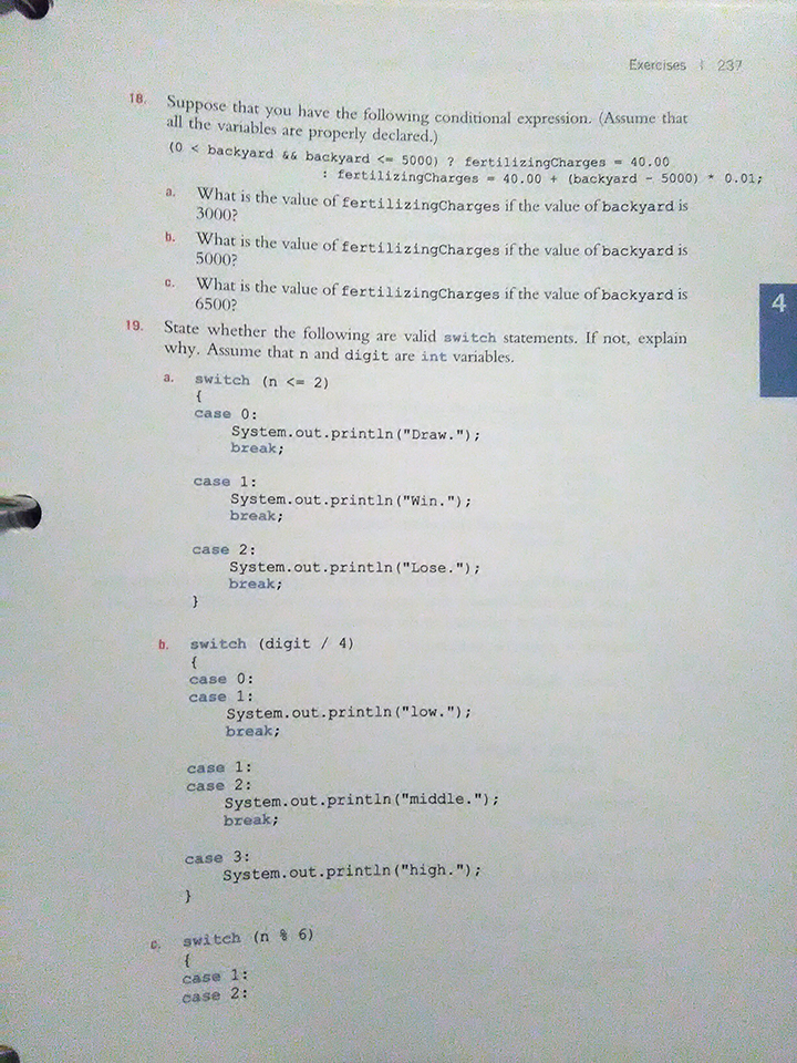 Solved 236 I Chapter 4: Control Structures : Selection oxe | Chegg.com