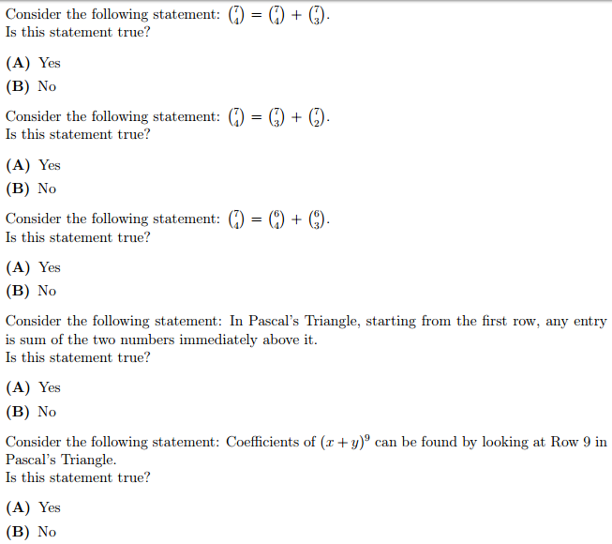 Solved Consider the following statement: ) Is this statement | Chegg.com