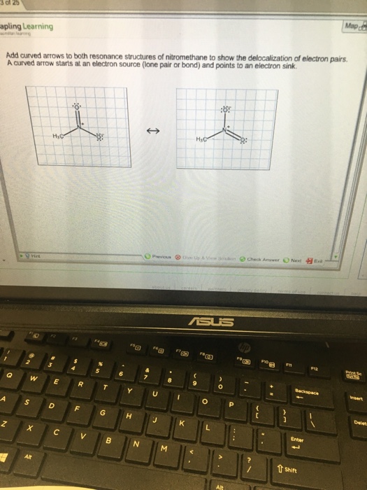 Solved Add curved arrows to both resonance structures of | Chegg.com
