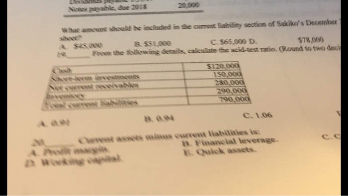 Solved What amount should be included in the current | Chegg.com