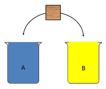 Solved Two identical glass beakers are filled to the top | Chegg.com