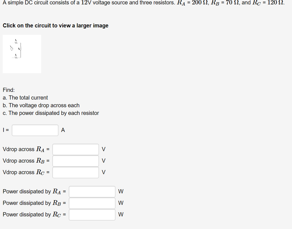 Solved A simple DC circuit consists of a 12V voltage source | Chegg.com