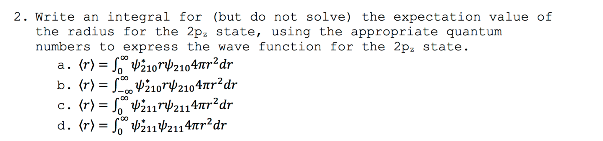 Solved Write an integral for (but do not solve) the | Chegg.com