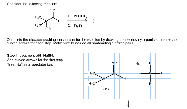 Solved ?Complete the electron-pushing mechanism for the | Chegg.com
