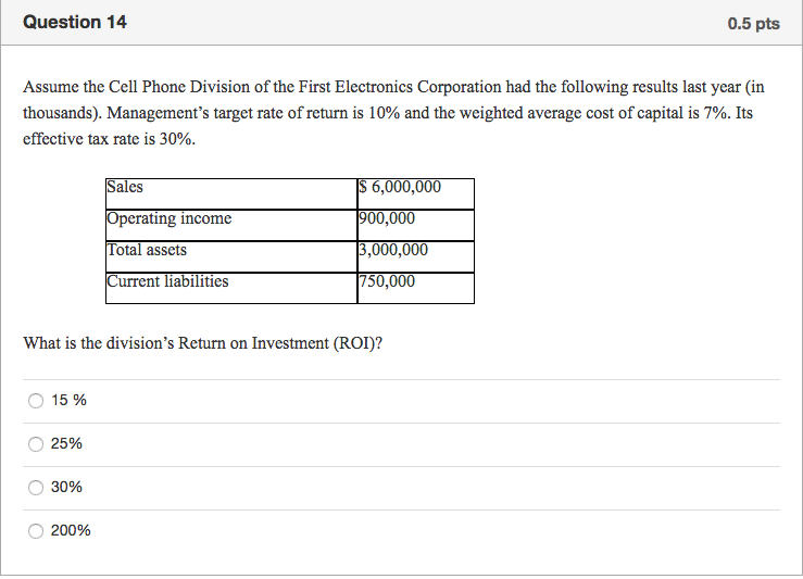 Solved Assume the Cell Phone Division of the First | Chegg.com