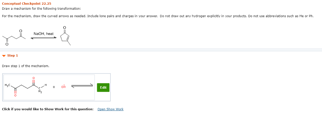 Solved Draw a mechanism for the following transformation: | Chegg.com