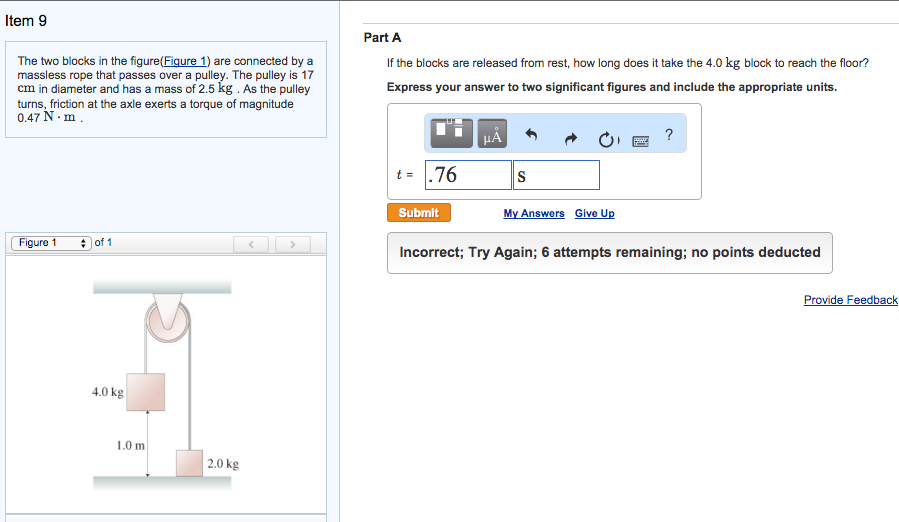 Solved The two blocks in the figure are connected by a | Chegg.com