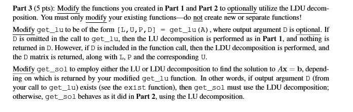 simple_lu.m function [L,U] = simple_lu(A) % % | Chegg.com