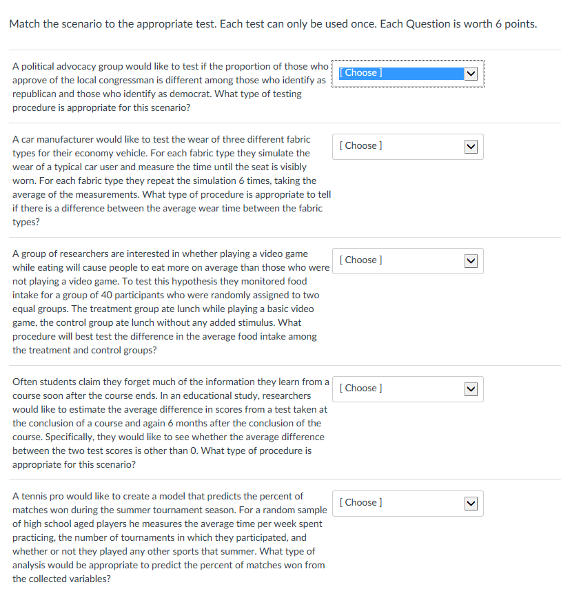 Solved "Choose" options are Multiple Regression Analysis, | Chegg.com