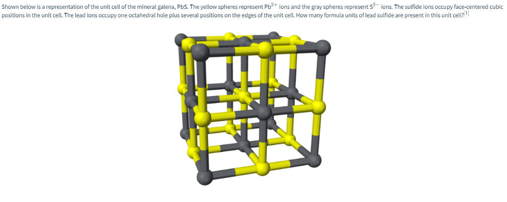 Solved Shown below is a representation of the unit cell of | Chegg.com