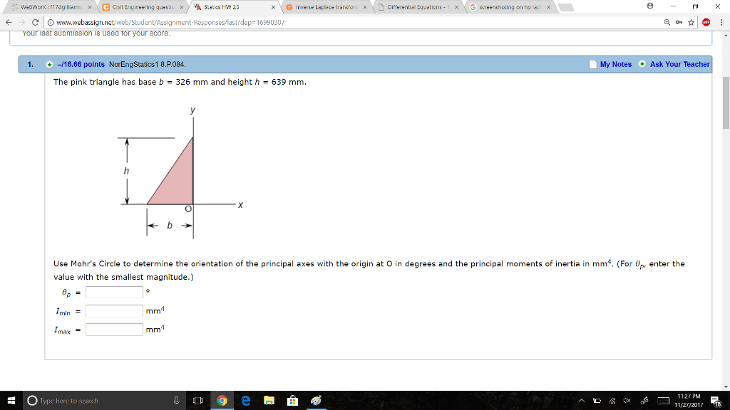 Solved WeBWorK : M7dgilliamn \ G CHI Engineering questic / | Chegg.com Solved WeBWorK : M7dgilliamn \ G CHI Engineering questic / | Chegg.com
