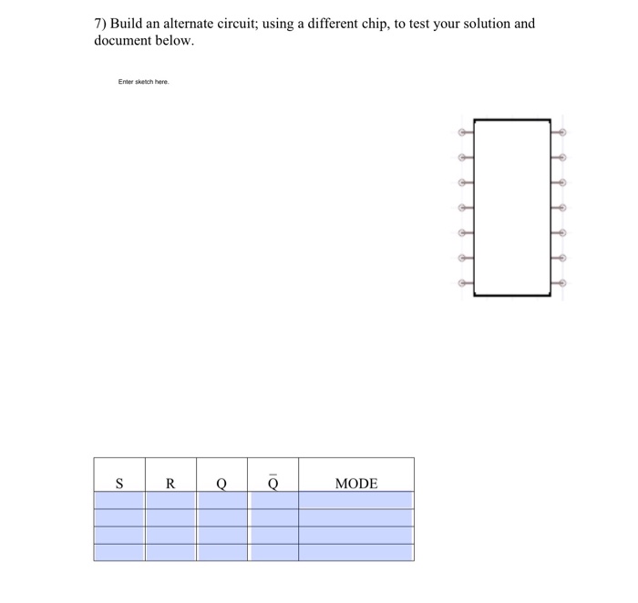 Solved SR Flip Flop Objective To examine the "SR" Flip Flop | Chegg.com