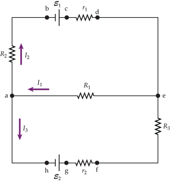 Solved Apply the loop rule to loop ahgfedcba in the figure | Chegg.com