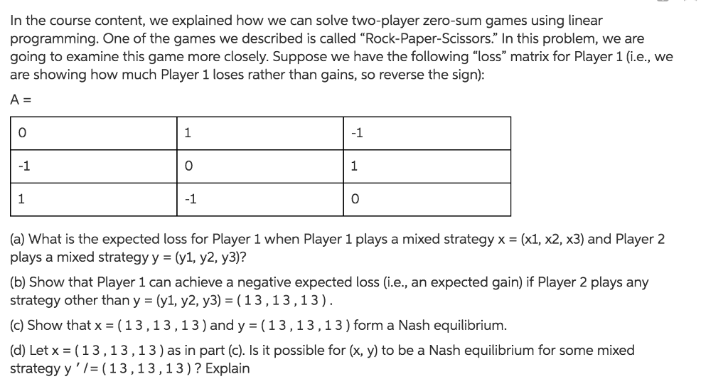 In the course content, we explained how we can solve | Chegg.com