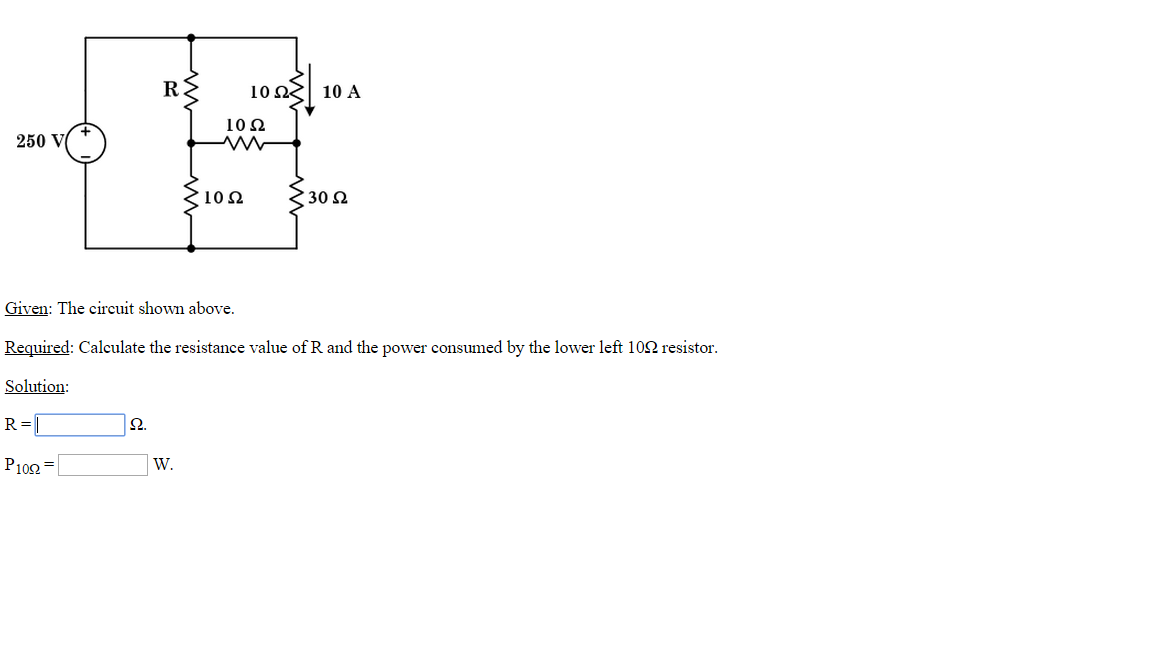 Solved Give: The circuit shown above. Required: Calculate | Chegg.com