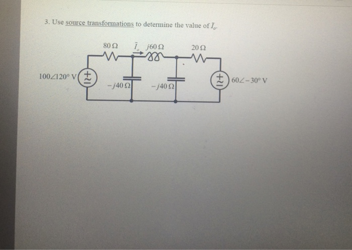 Solved Use source transformations to determine the value of | Chegg.com