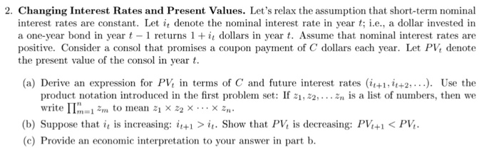 Solved Let S Relax The Assumption That Short Term Nominal Chegg