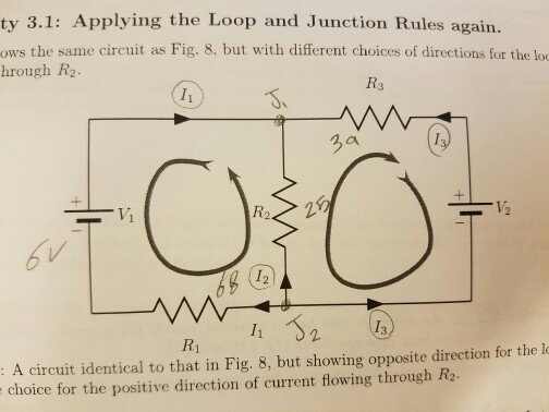 Solved ty 3.1: Applying the Loop and Junction Rules again. | Chegg.com