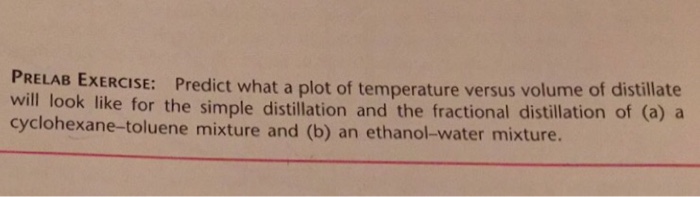 Solved PRELAB EXERCISE: Predict what a plot of temperature | Chegg.com