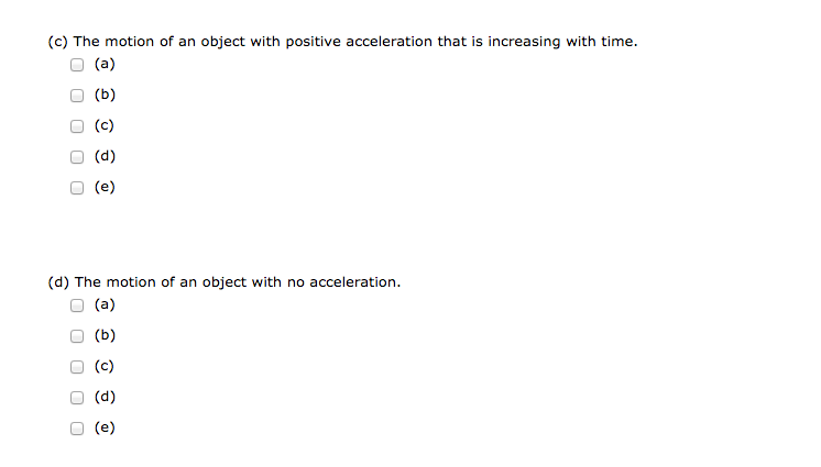 Solved Which of the velocity-versus-time curves in the | Chegg.com