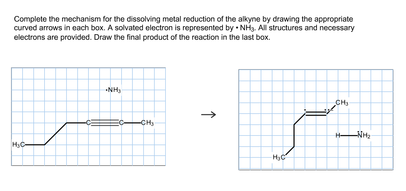 Solved Complete the mechanism for the dissolving metal | Chegg.com