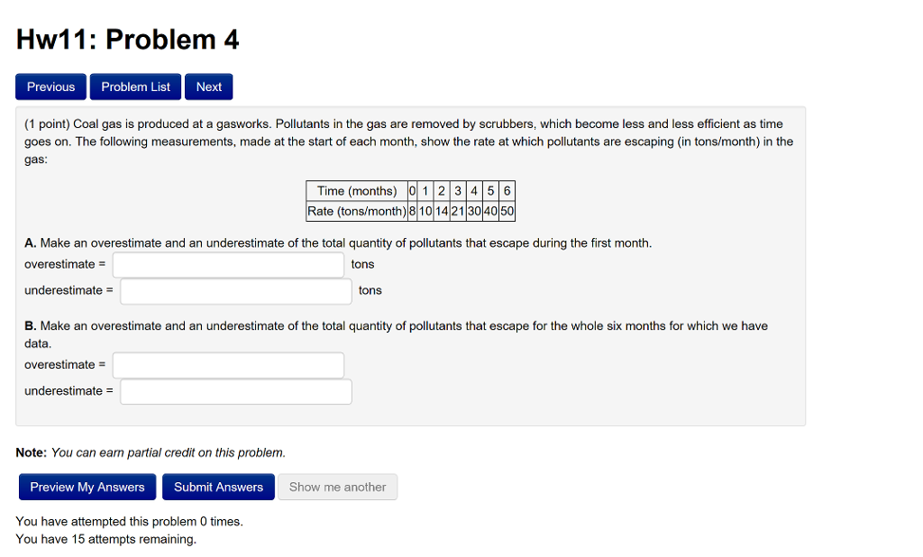 Solved Hw11: Problem 4 Previous Problem List Next (1 point) | Chegg.com