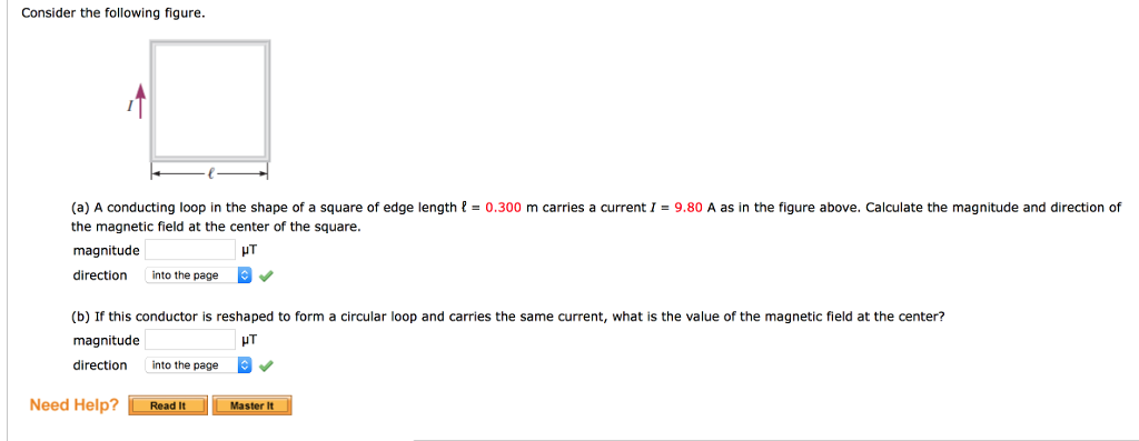 Solved (a) A conducting loop in the shape of a square of | Chegg.com
