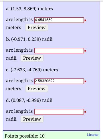 Solved A circle has a radius of 9 meters centered at the | Chegg.com