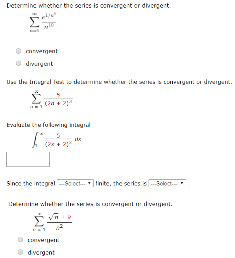 Solved Determine whether the series is convergent or | Chegg.com