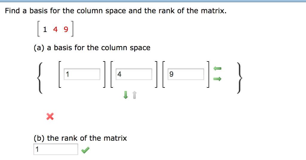 Solved Find a basis for the column space and the rank of the | Chegg.com