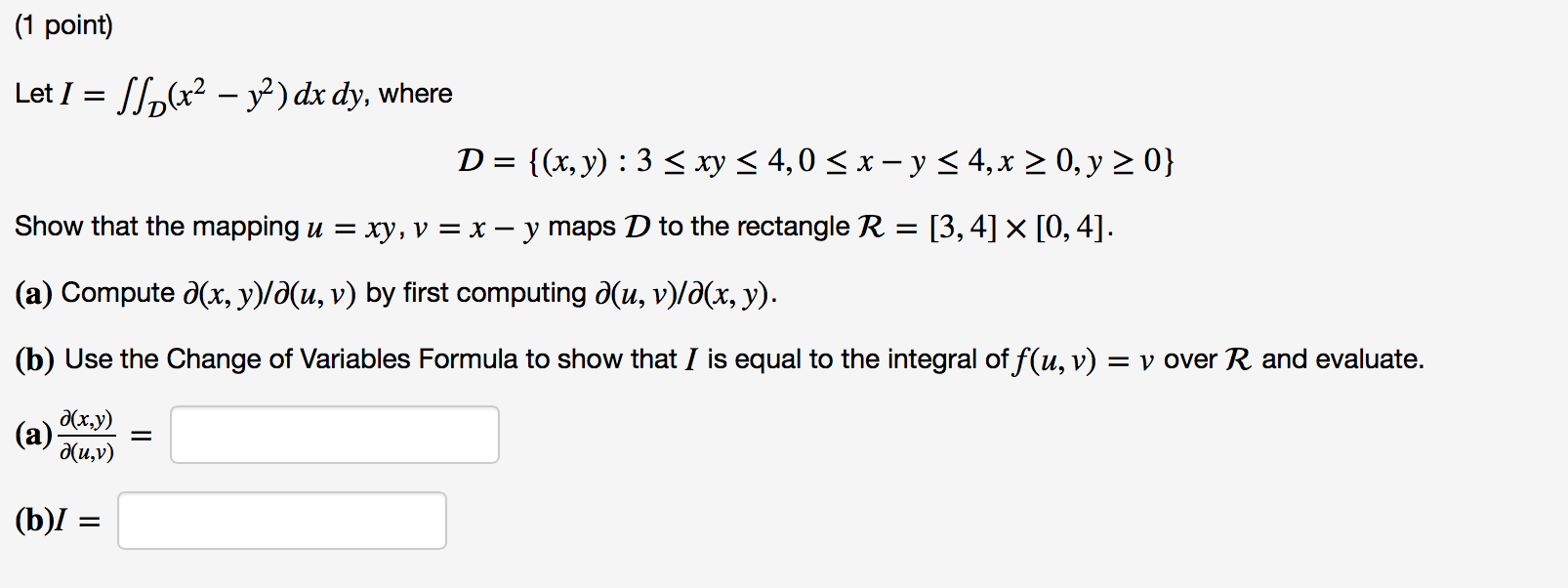 Solved Let I D x 2 y dx Dy Where D x Y 3 Chegg Solved Let I D x 2 y dx Dy Where D x Y 3 Chegg