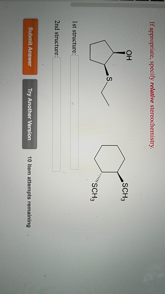 Solved If appropriate, specify relative stereochemistry ?? | Chegg.com