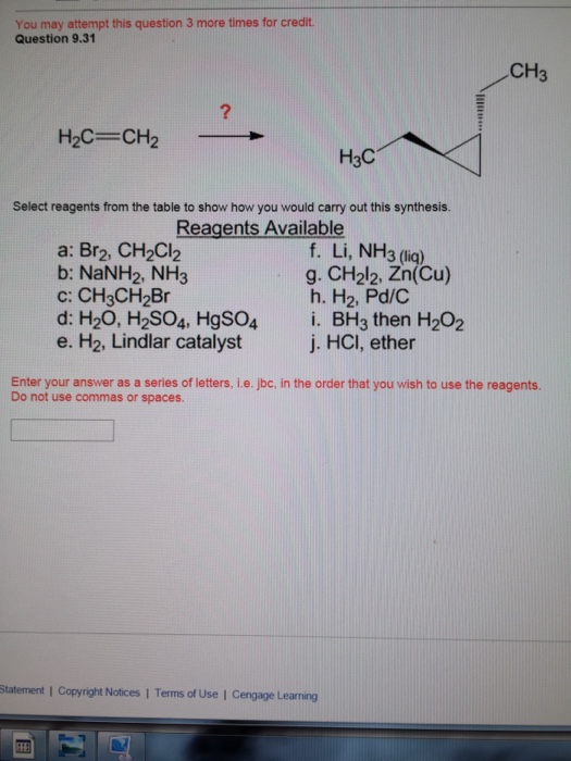 Solved Select reagents from the table to show how you would | Chegg.com
