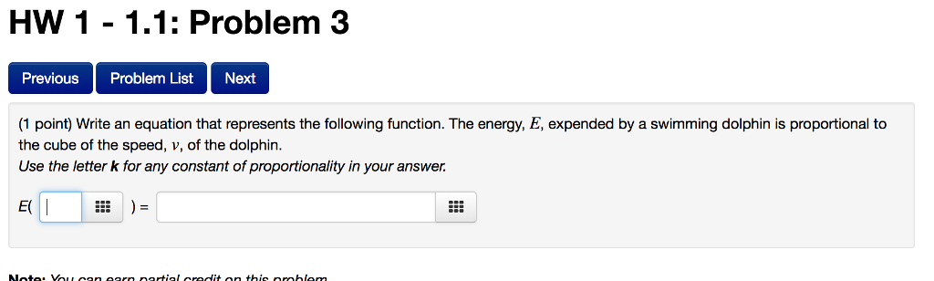 Solved HW 1 1.1: Problem 3 Previous Problem List Next (1 | Chegg.com