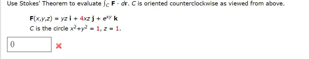 Solved Use Stokes' Theorem to evaluate Jc F . dr. C is | Chegg.com