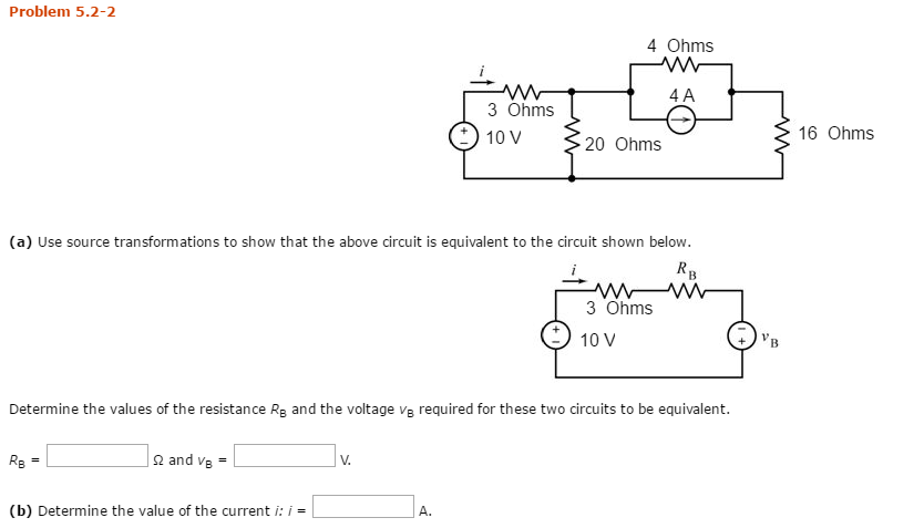 Solved (a) Use source transformations to show that the | Chegg.com