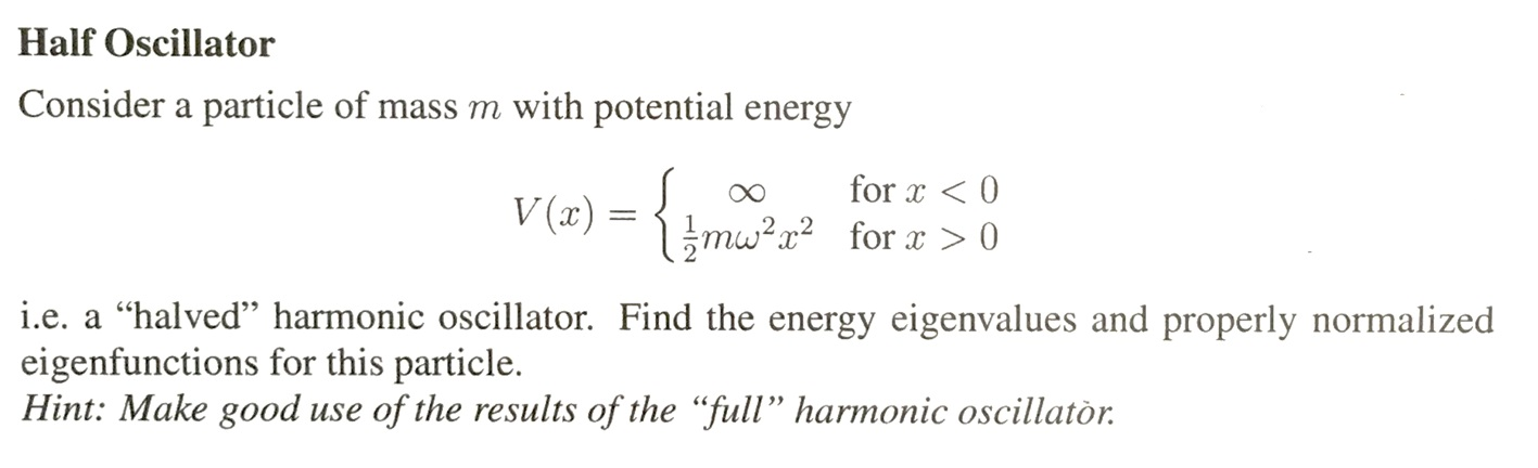 Solved Consider a particle of mass m with potential energy V | Chegg.com