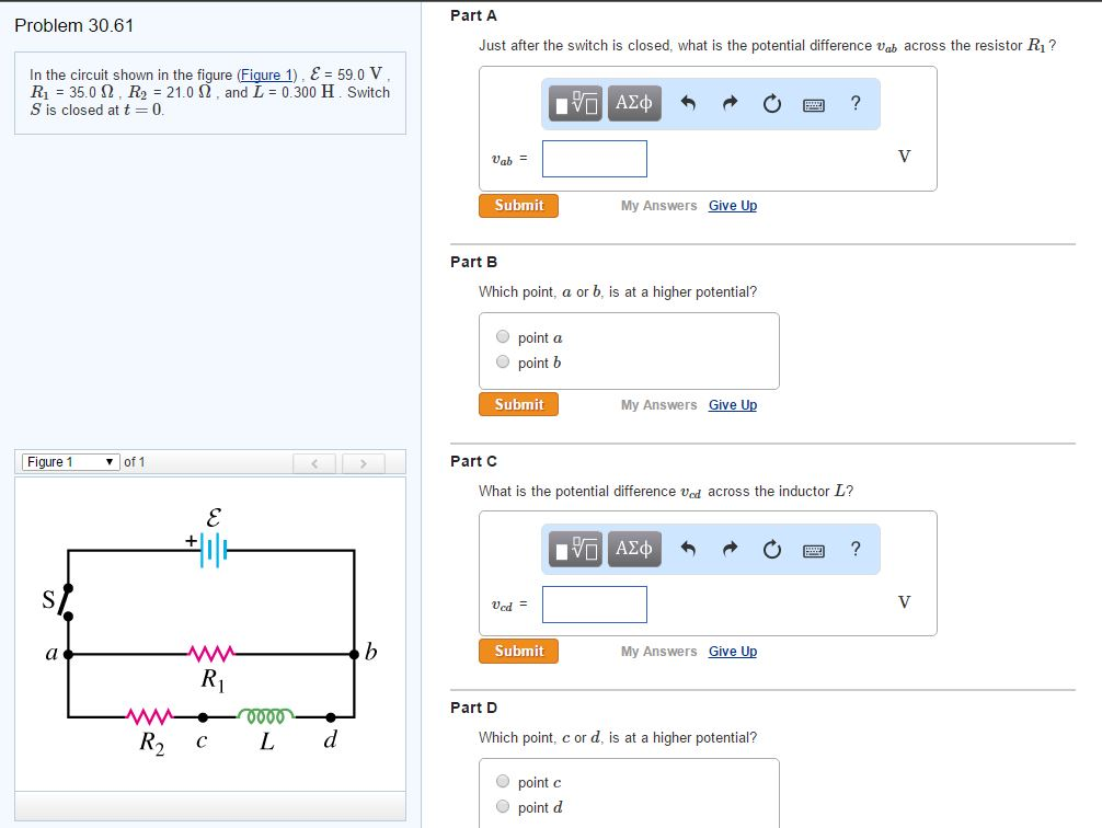 Solved In the circuit shown in the figure , E = 59.0 V , R1 | Chegg.com