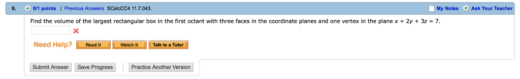 Solved Find the volume of the largest rectangular box in the | Chegg.com