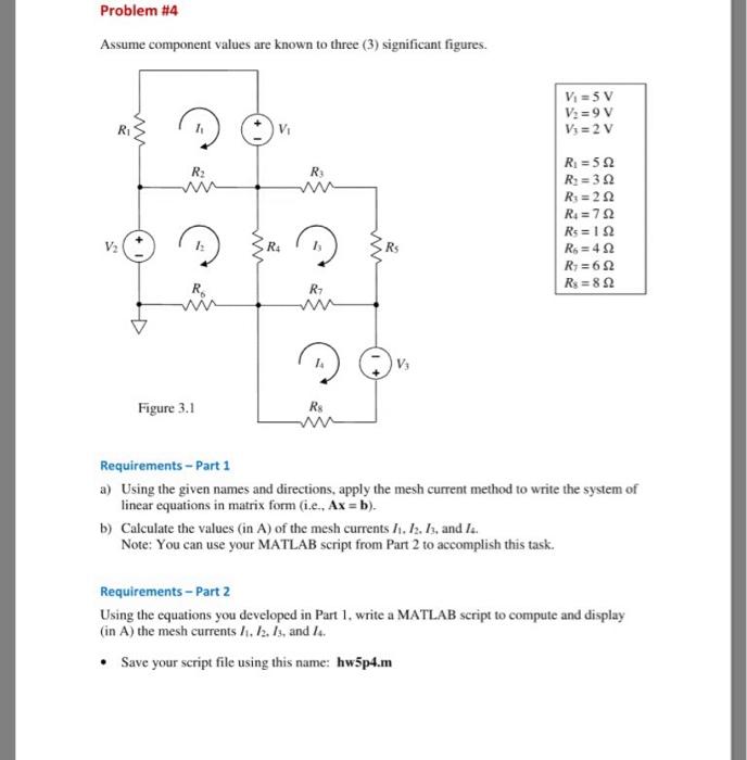 Solved Problem #4 Assume component values are known to three | Chegg.com