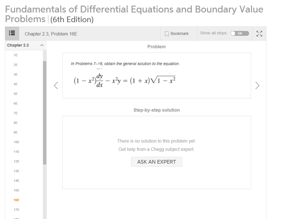 Solved In Problems 7-16, obtain the general solution to the | Chegg.com