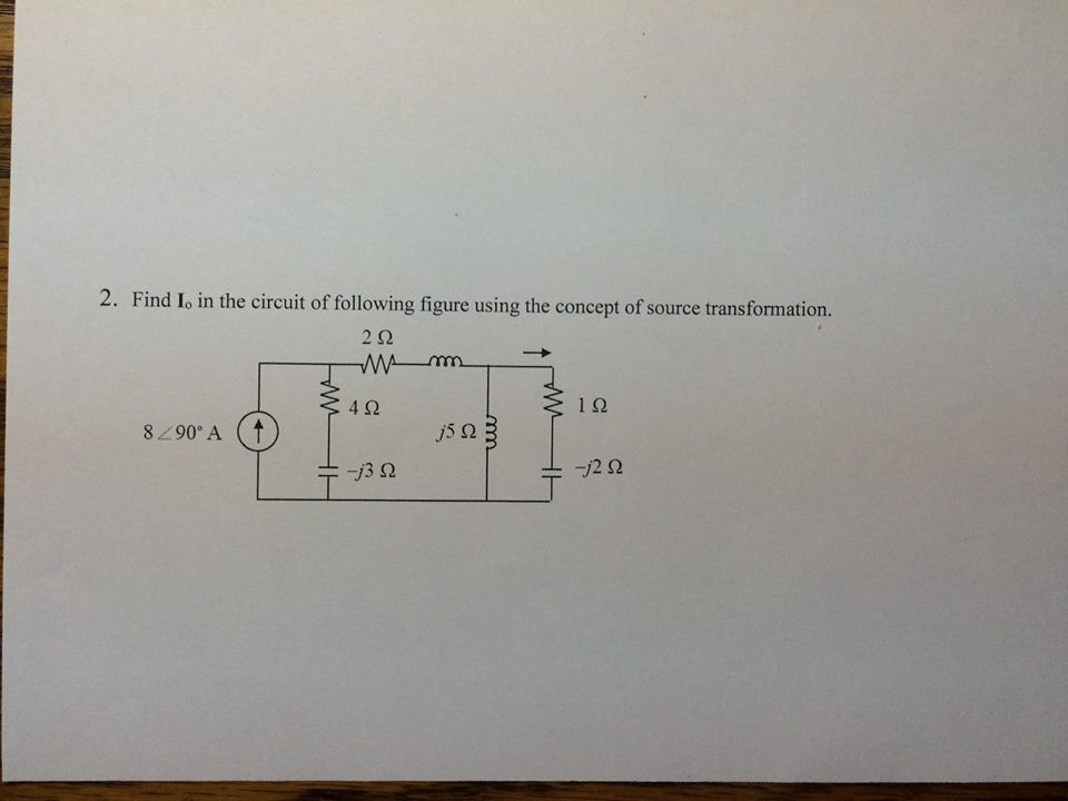 Solved Find I_o in the circuit of following figure using the | Chegg.com