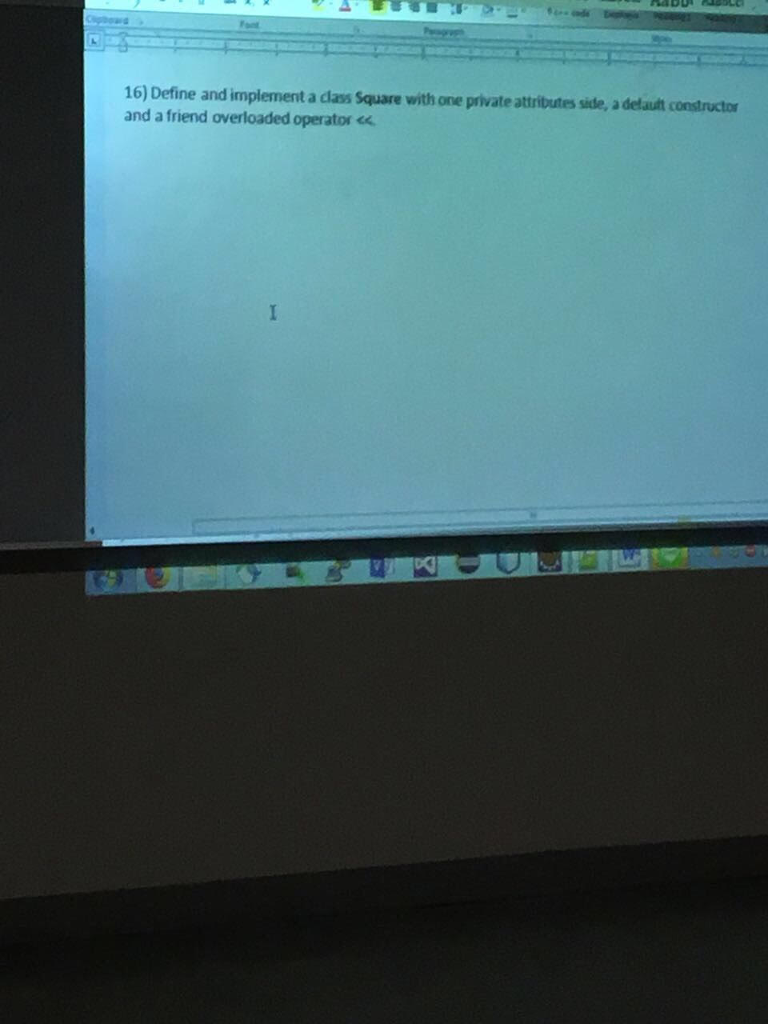 Solved ine and implement a class Square with one private | Chegg.com